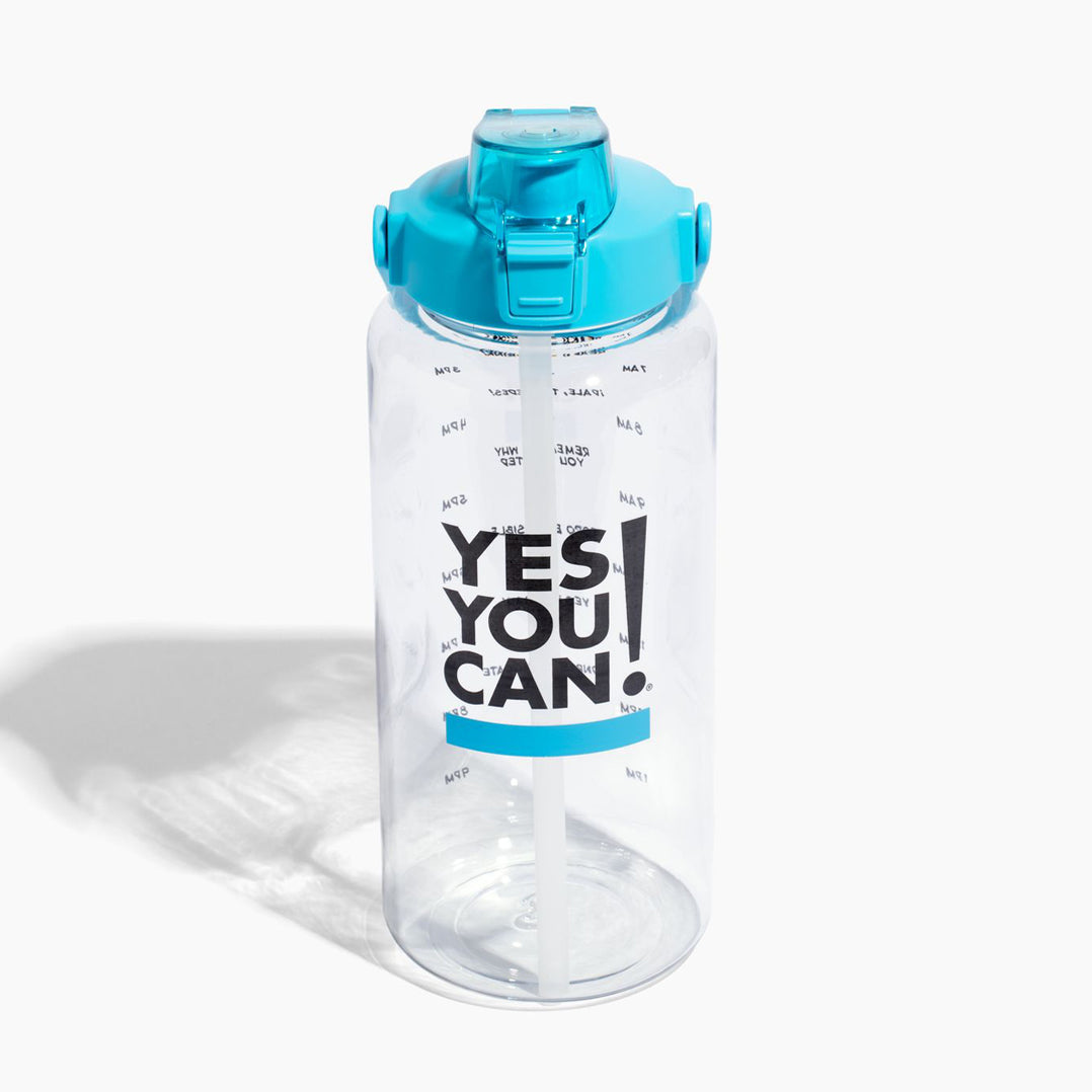 Motivational Water Bottle — Yes You Can!